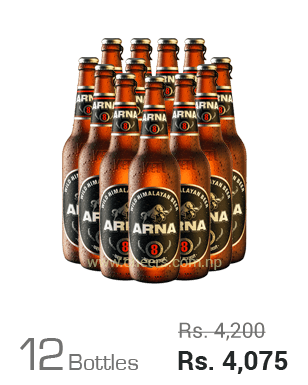 Arna 8 Bottle 650ML x 12 Bottles - Cheers Online Store Nepal